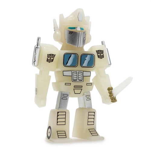 Kidrobot GI Joe Transformers Mini Figure Series Optimus Prime GID rare ...