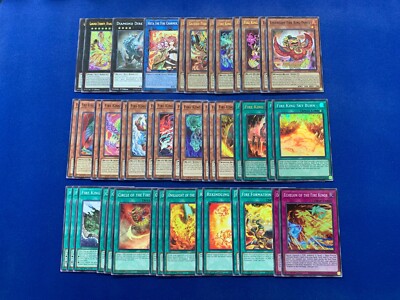 Yu-Gi-Oh! - Complete Fire King Xyz Deck | eBay