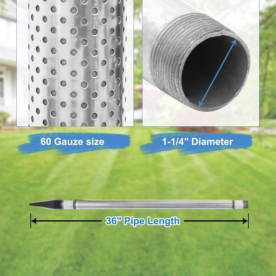 Well Point 1-1/4, Sand Points Well 1-1/4 Drive Point Well Well ...