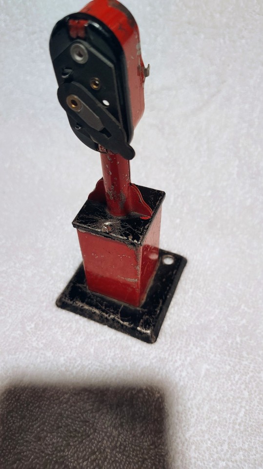 Marx O Gauge Block Signal Red Green Light Lock On Train Chassis ...