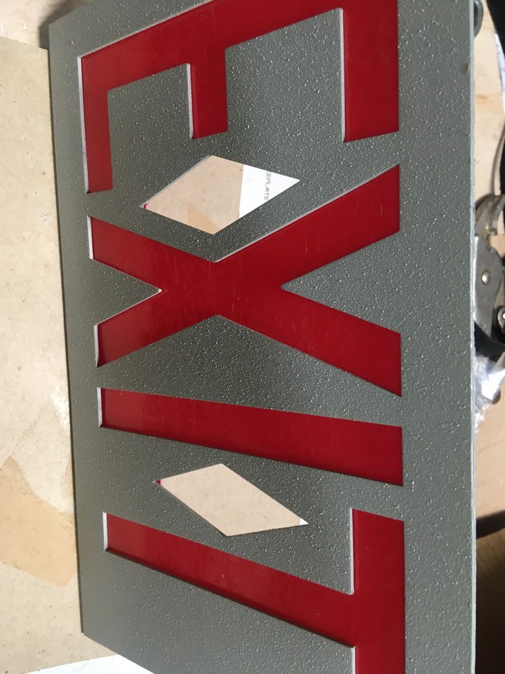Prescolite Vintage Lighted Exit sign | eBay