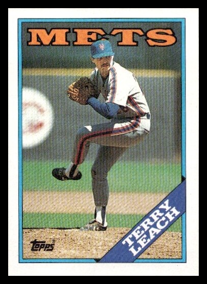 1988 Topps #457 Terry Leach New York Mets Baseball card | eBay