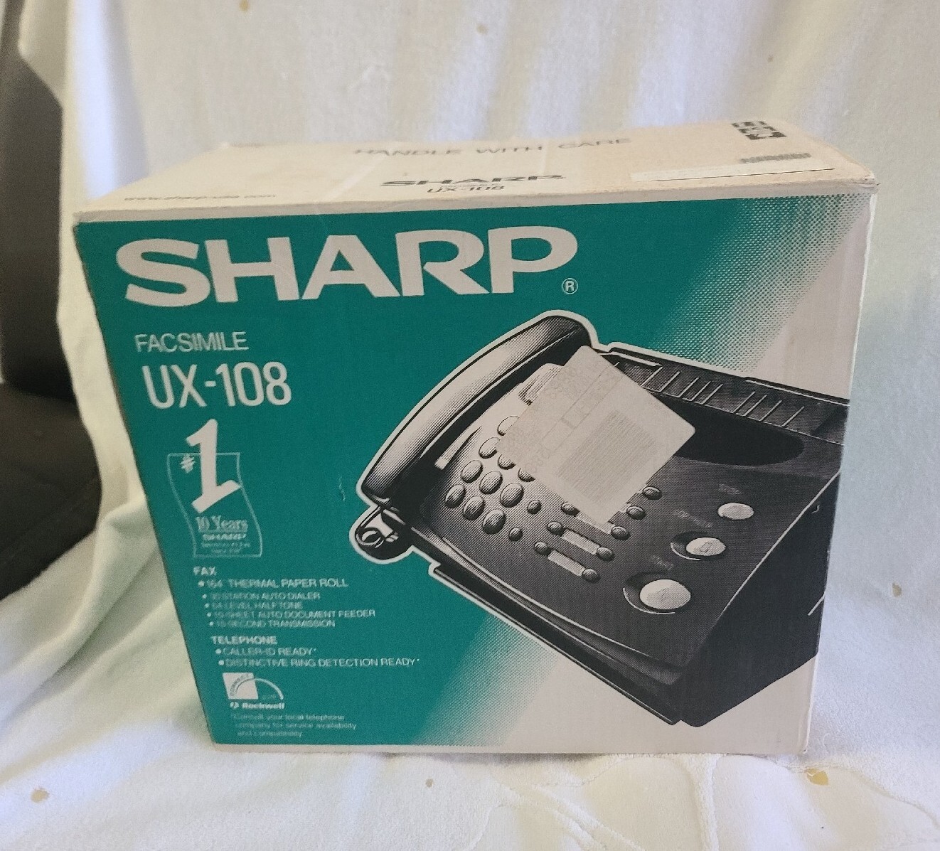 Sharp IOB UX-108 Facsimile & Telephone W/ Original Box and Manual for ...