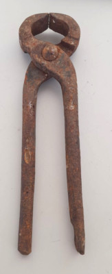 Antica Tenaglia Pinza Cesoia in Ferro Forgiato a Mano 16cm Vintage | eBay