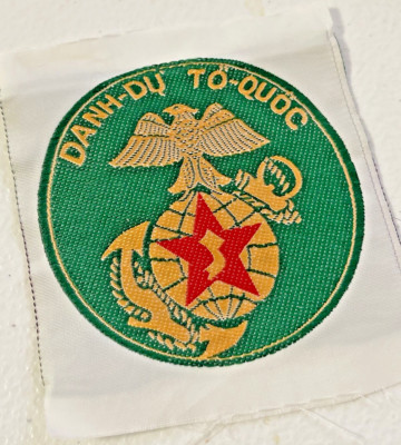 SOUTH VIETNAMESE MARINE DIVISION WOVEN CHEST PATCH TQLC ARVN VNMC SILK PATCH | eBay