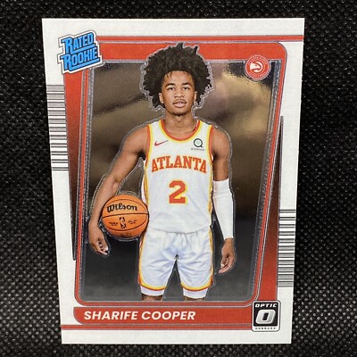 2022 Panini Donruss Optic SHARIFE COOPER RC Rated Rookie Atlanta Hawks ...