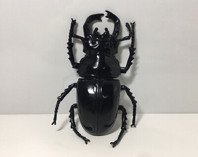 RETIRED SEGA Life Size Mesotopus Tarandus Stag Beetle PVC Insect Figure ...