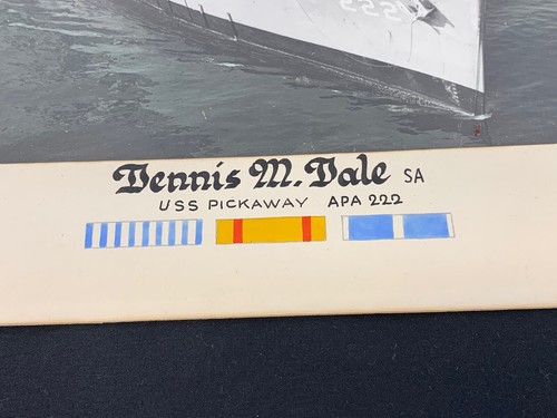 Vintage USS Pickaway APA-222 Matted & Named Print | eBay