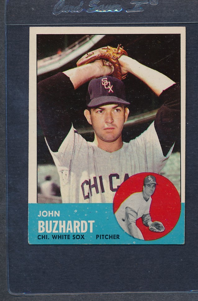 1963 Topps #035 John Buzhardt White Sox EX *1053 | eBay