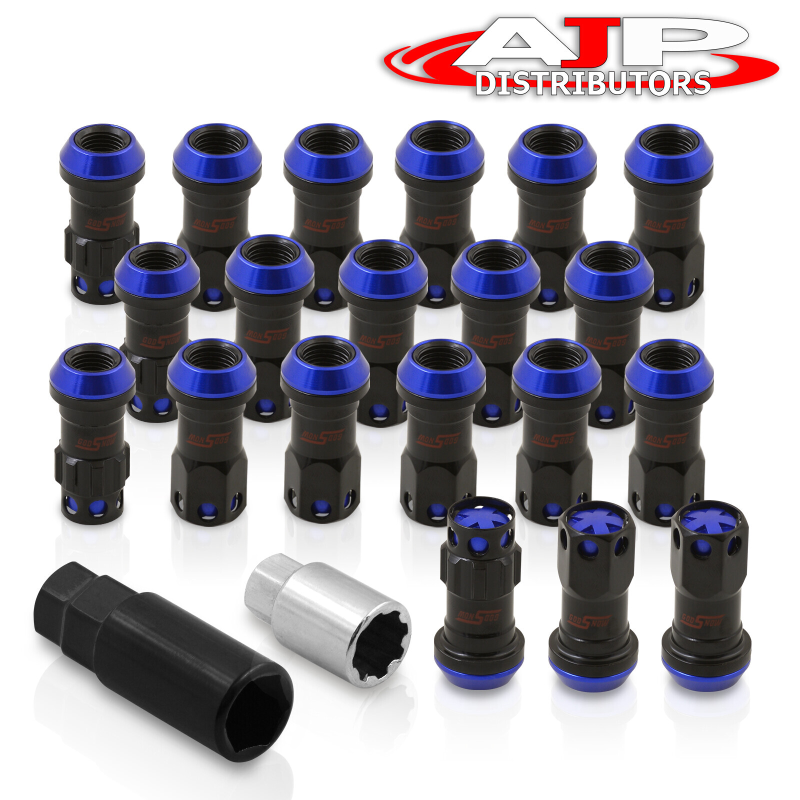 (20 Piece) M12 1.25 JDM Heavy Duty Steel Wheel Rim Lug Nuts Black ...
