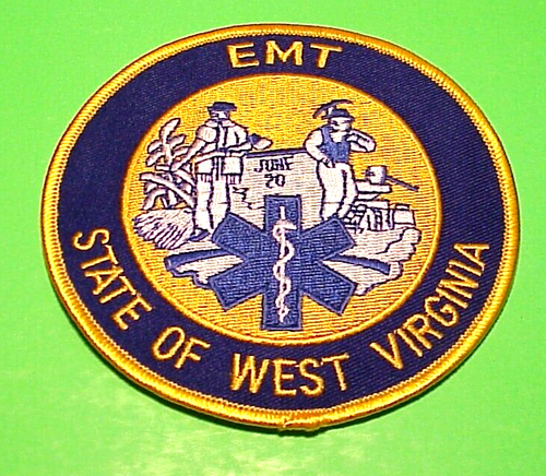 WEST VIRGINIA STATE OF WV EMT 4" PATCH FREE SHIPPING!!! | eBay
