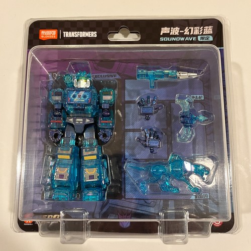 Blokees Transformers Galaxy Version Transparent Satin Soundwave Rare ...
