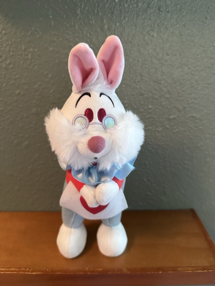 Disney nuiMOs Alice in Wonderland White Rabbit Plush RARE HTF 8" (Pre ...