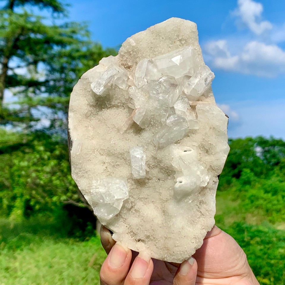 1.85LB AAA Grade Natural Apophyllite Quartz Crystal Cluster Mineral ...