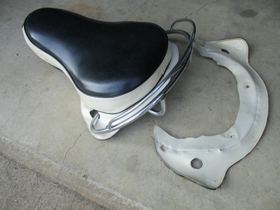 ORIGINAL Harley Davidson BUDDY SEAT WITH RAIL Panhead Shovelhead ...