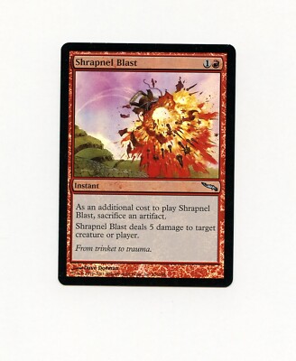 Shrapnel Blast Mirrodin FOIL Magic the Gathering v | eBay