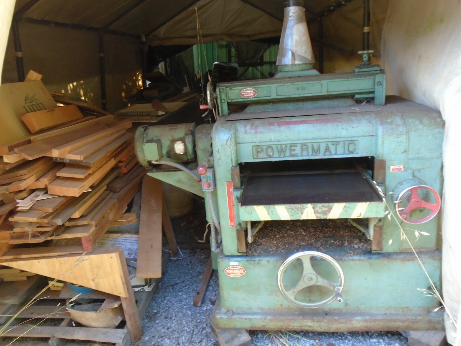 Powermatic Model 225 Planer w/grinder and jointer bar complete manual ...