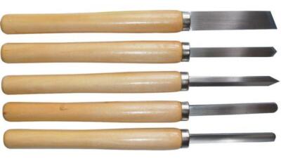 Ciseaux à bois Gouges et ciseaux pour tour à bois lots de 5 Güde G55101 ...