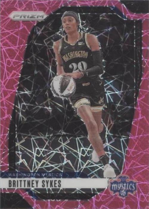2024 Panini Prizm WNBA - Brittney Sykes #80 Pink Velocity Prizm /79 for ...