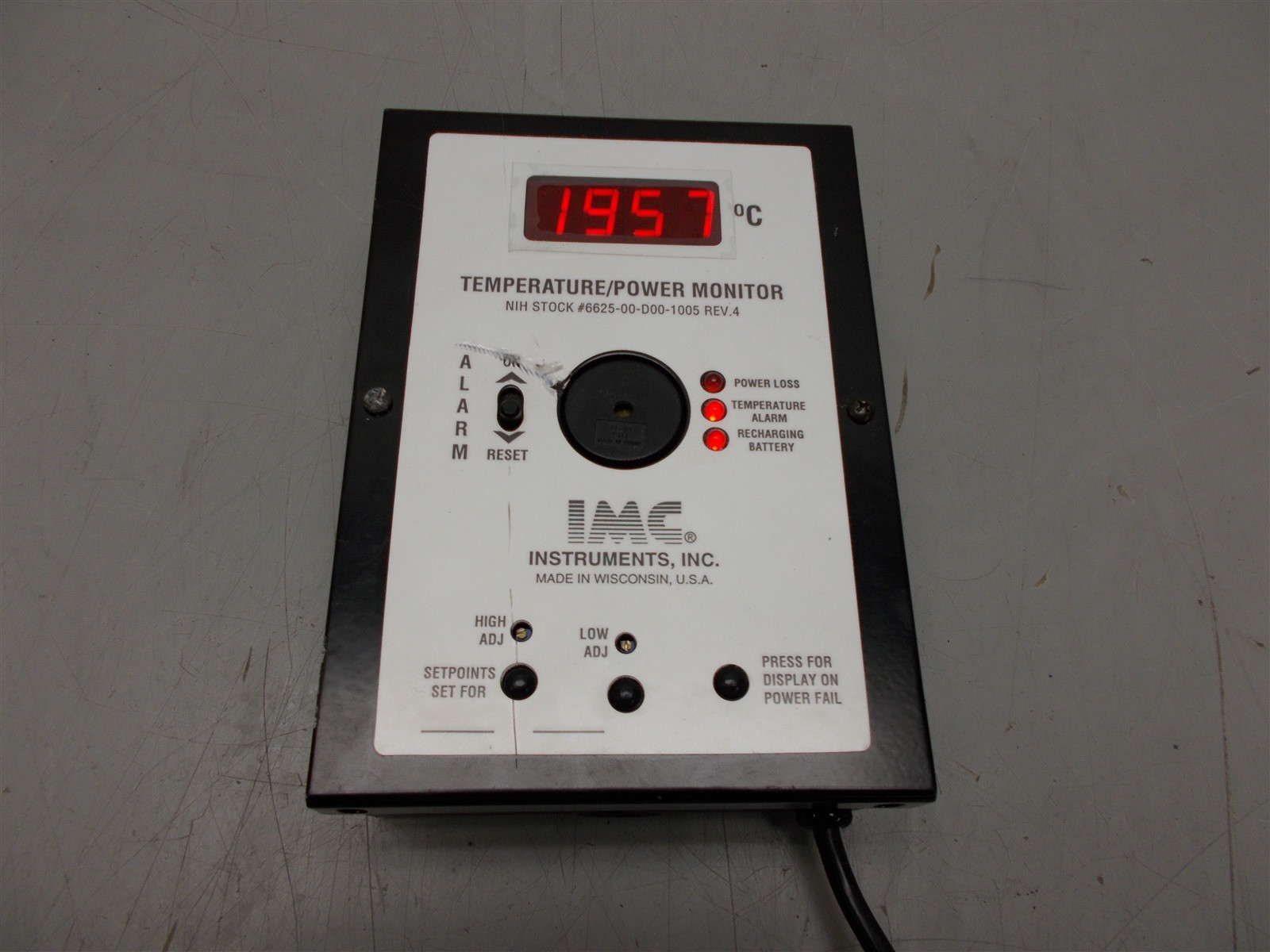 IMC Instruments Temp/Power Monitor 6625-00-D00-1005 Rev 4 | eBay