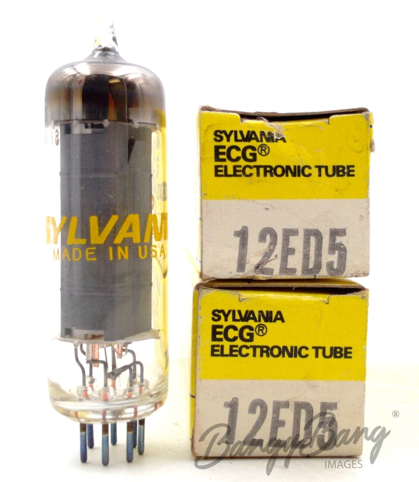 2 Sylvania 12ED5 Beam Power Pentode Audio Output Amplifier Audio Vacuum ...