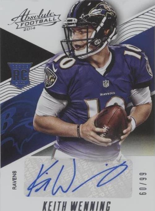 2014 Panini Absolute - Rookie Autographs Keith Wenning #194 Spectrum ...
