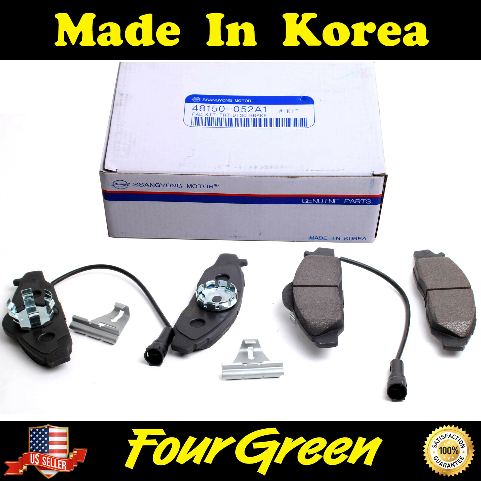 Front Brake Disc Pads for Ssangyong Musso Korando PBR PARTS | eBay