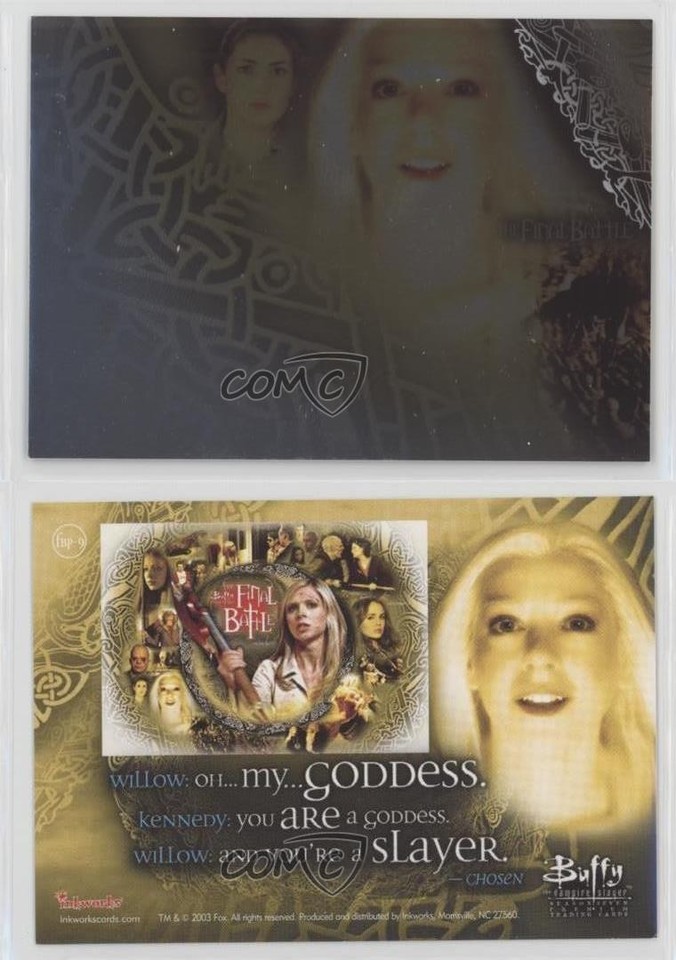 2003 Buffy the Vampire Slayer Season 7 Final Battle Foil Puzzle Gold ...