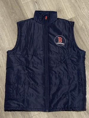 BOSTON RED SOX Adult Puffer Vest Size XL Patriots Day Giveaway 2025 New ...