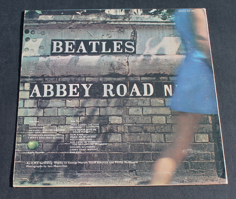 The Beatles Abbey Road Vinyl LP 1969 Apple SO-383 VG | eBay