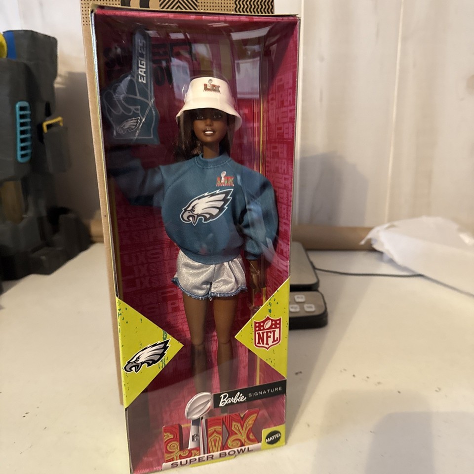 2025 Barbie NFL Super Bowl LIX Champions Philadelphia Eagles Doll | eBay