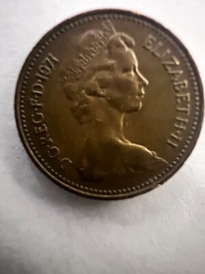Extremely Rare new pence 1p coin rare 1971 one penny coin rae value | eBay