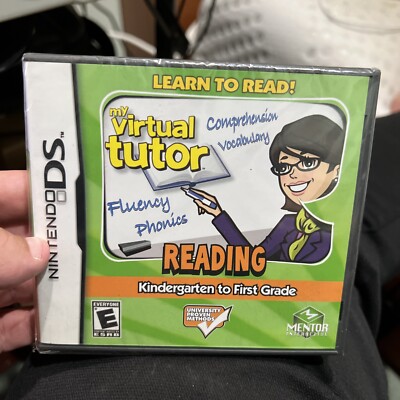 My Virtual Tutor Reading Kindergarten to First Grade Nintendo DS NEW ...