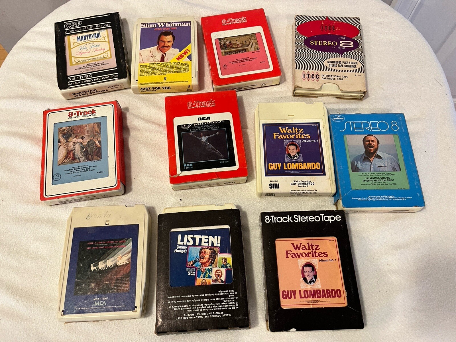 Lot Of 11 Vintage 8-Track Music Tapes | eBay