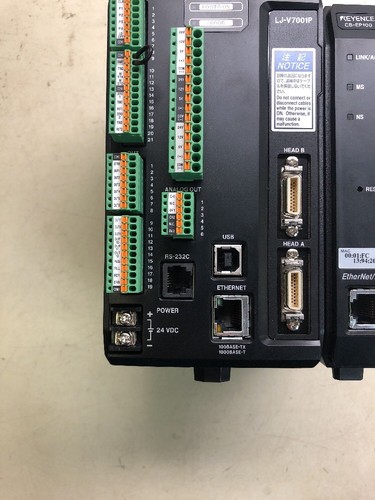 KEYENCE LJ-V7001P Ultra High Speed In-Line Profilometer W/ CS-EP100 ...