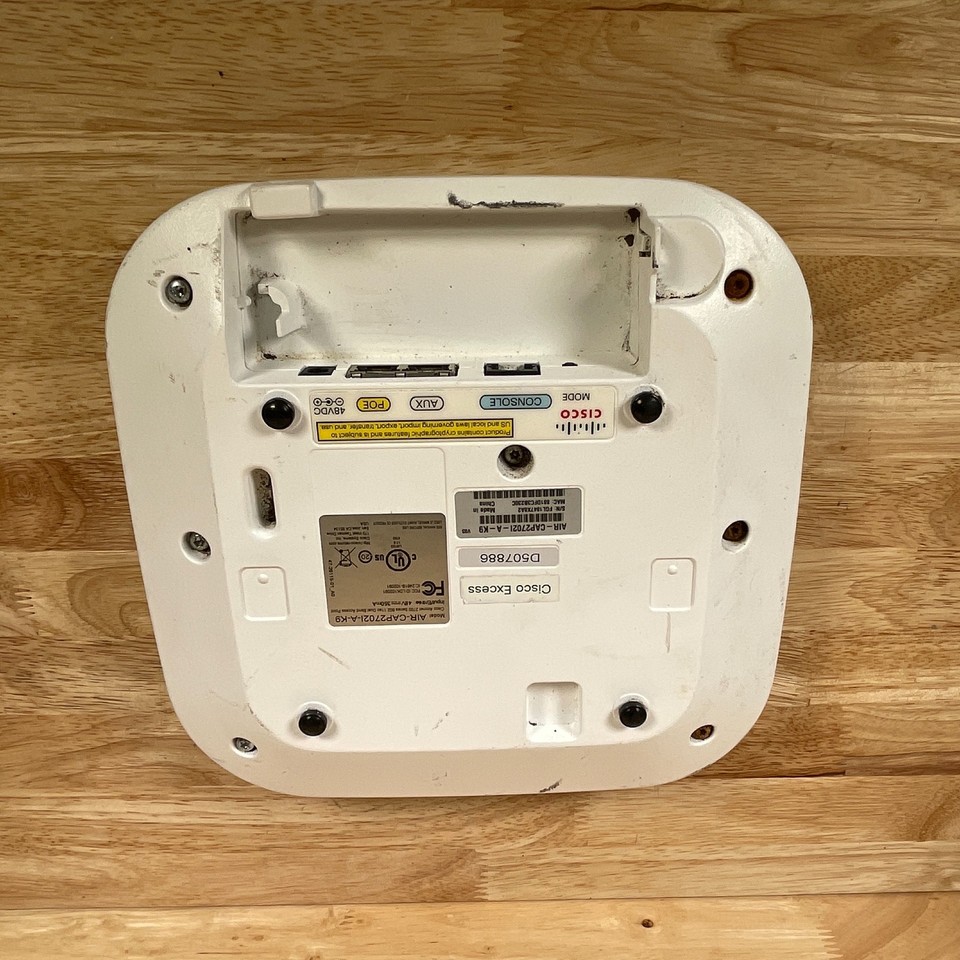 Cisco AIR-CAP2702I-E-K9 White Wireless Portable Controller-Based Access ...