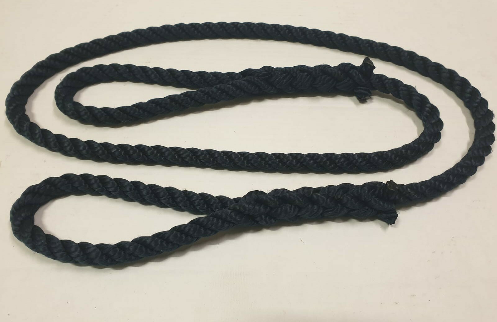 Navy Blue Poly Soft Rope Sling / Strop With Loop Each End Choose Size ...