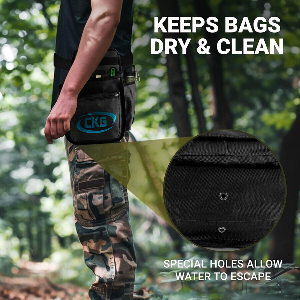 CKG Metal Detecting Finds Bag Waist Digger Tools Bag for Pinpointer ...