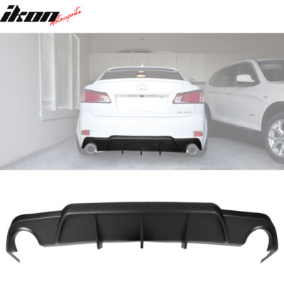 Fits 06-13 Lexus IS250 IS350 DMR Style Rear Bumper Lip Diffuser Body ...