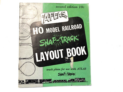 Vintage Atlas HO Model Railroad Snap Track Layout Book | eBay
