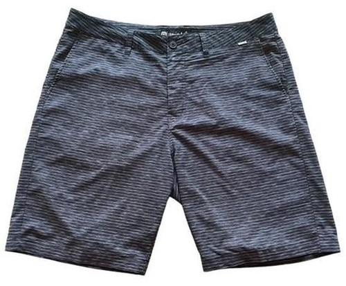 Travis Mathew Striped Gray Lightweight Stretch Golf Shorts Mens Tag 36 ...
