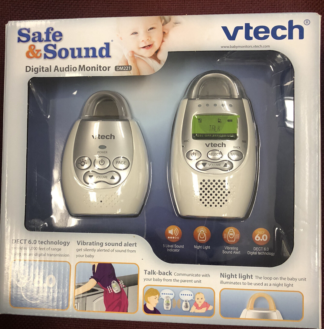 VTech DM221 Digital Audio Baby Monitor New In Box 735078021854| eBay