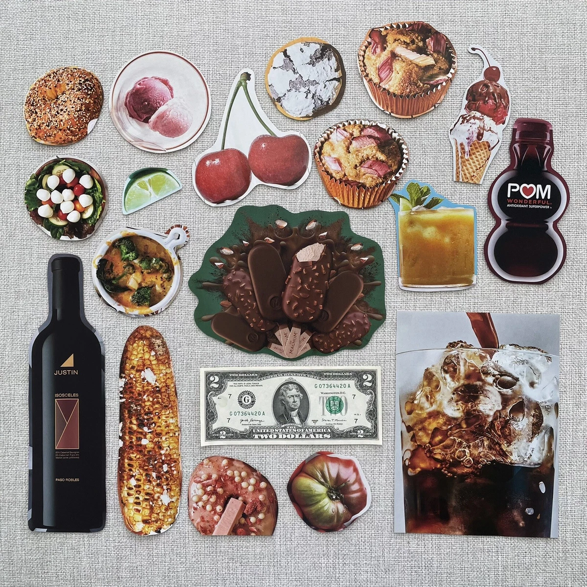 Food Collage Art