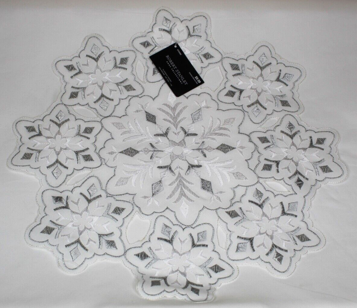 Robert Stanley Home Collection Snowflake Placemats Set of 6 | eBay