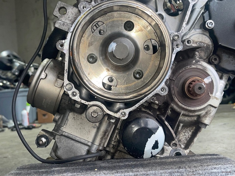 2005 Yamaha Yzf R6 R6s Engine Motor Transmission Block Head Crank YzfR6 ...