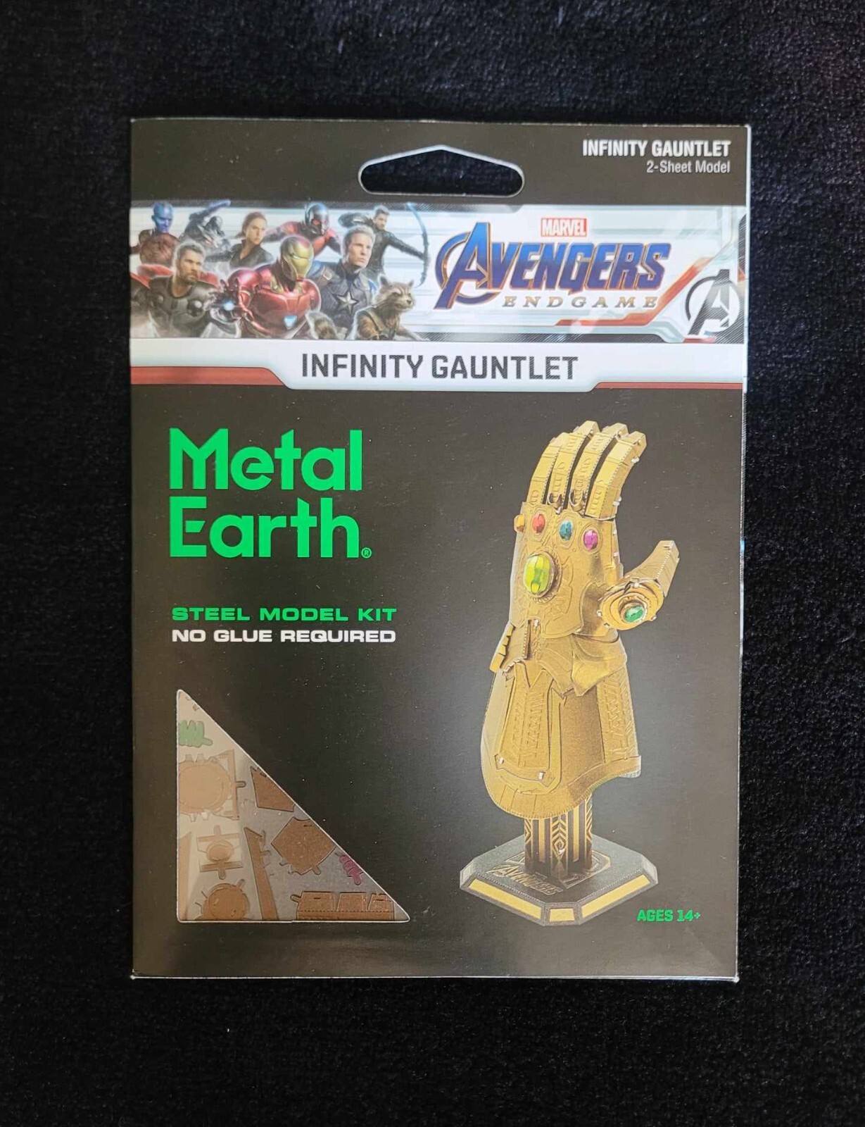 🌟 Fascinations Metal Earth Marvel Avengers INFINITY GAUNTLET 3D Steel ...