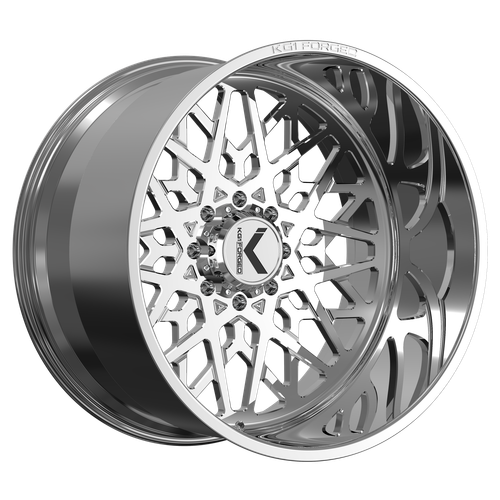 24x14 KG1 Forged KF067 Enigma Polished Wheels Blank (-76mm) Set of 4 | eBay