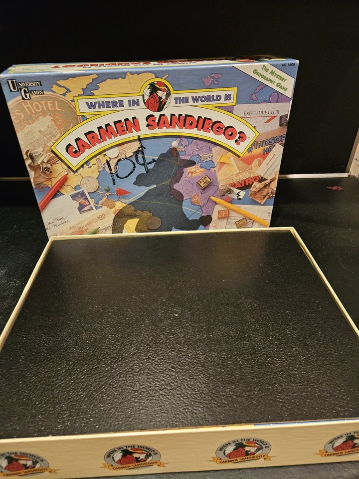 Vtg 1992 Where In the World Is Carmen Sandiego The Mystery Geography ...