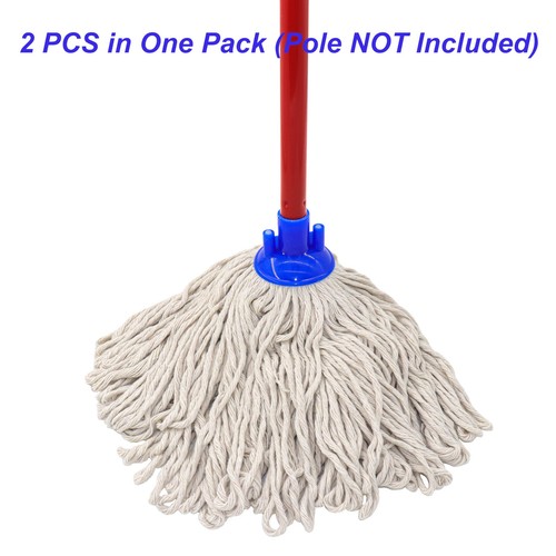Cotton String Screw On Mop Replacement Head Compatible With All ...