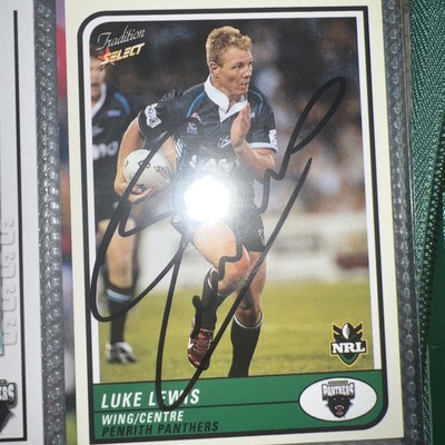 Luke Lewis Signed 2005 Accolade NRL card Penrith Panthers | eBay Australia
